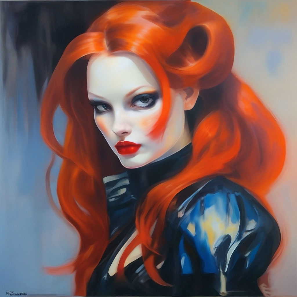 "𝓒𝓸𝓾𝓽𝓮𝓼𝓼 𝓿𝓪𝓶𝓹 𝓶𝓸𝓭𝓮𝓻𝓷…" — imagen creada en Shedevrum