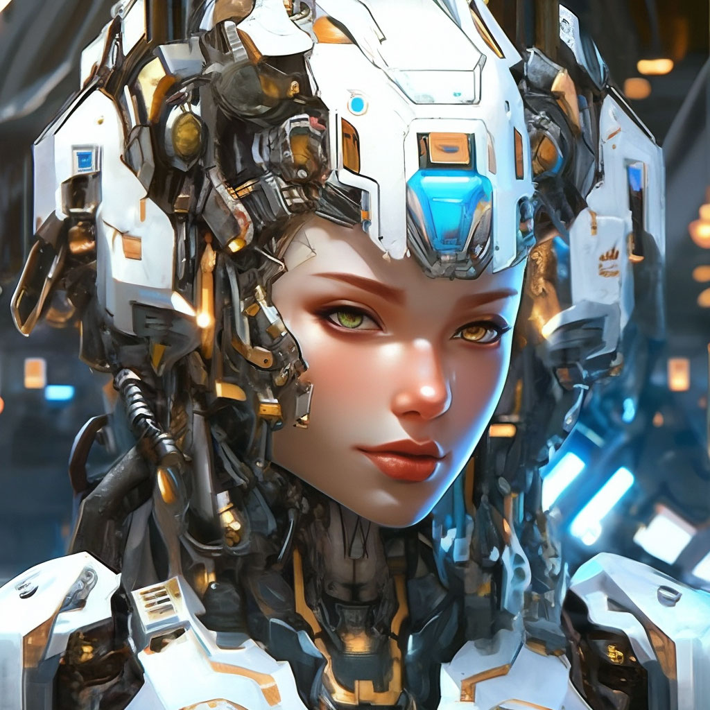 «An intricate work of art in which a beautiful female face seamlessly ...