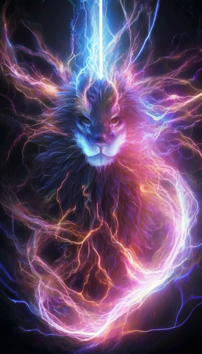 "Hybrid, symbiosis, chimera, energy life form, lightning + plasma ...
