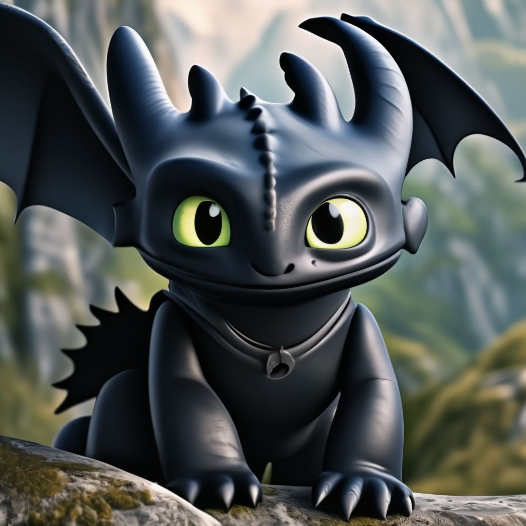 "Bezubik, dragon, meme, cartoon, meme, meme, meme" — image created in ...