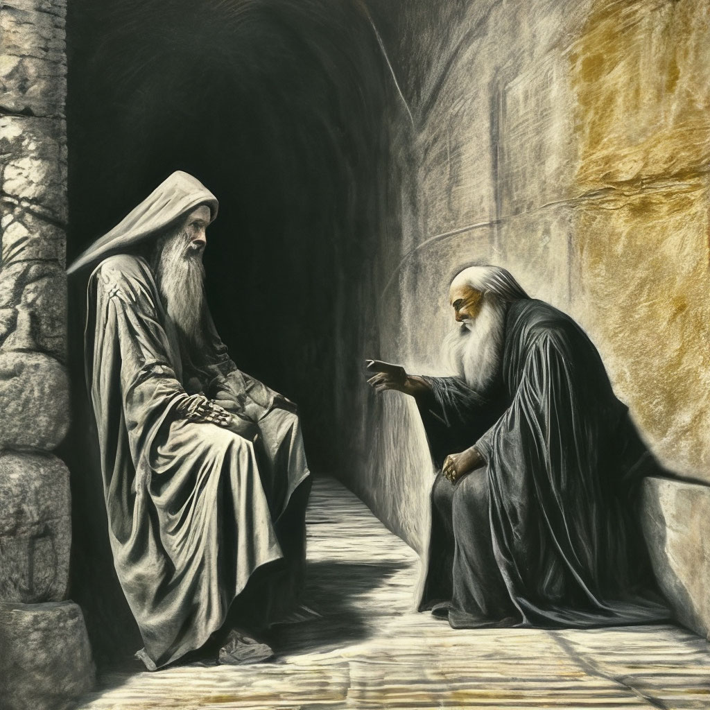 "The year is 1389... a young king in black sits on a throne in a large ...
