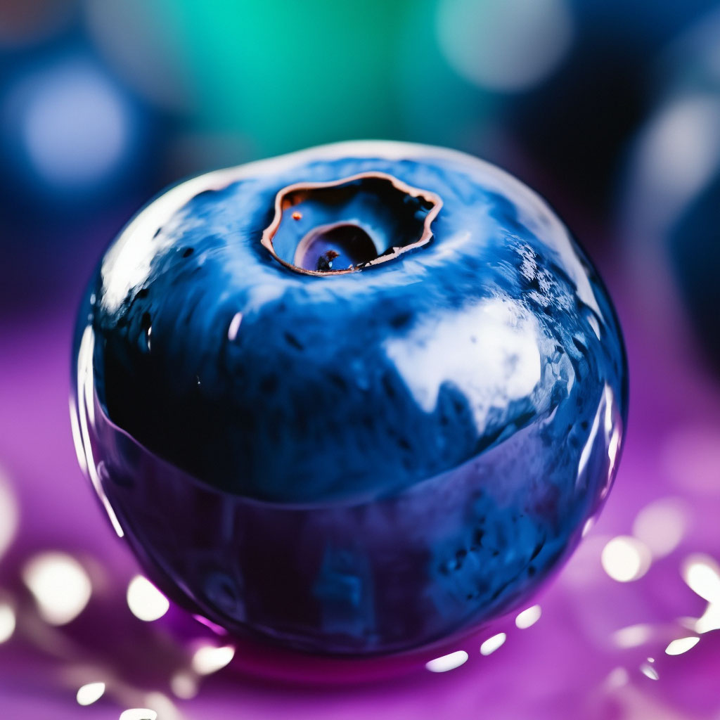"Blueberry very smooth perfectly smooth blueberries, surrealism ...