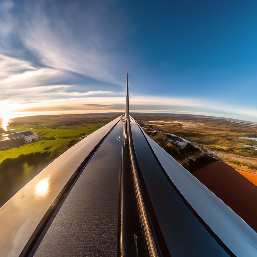"It's over the horizon." — image created in Shedevrum