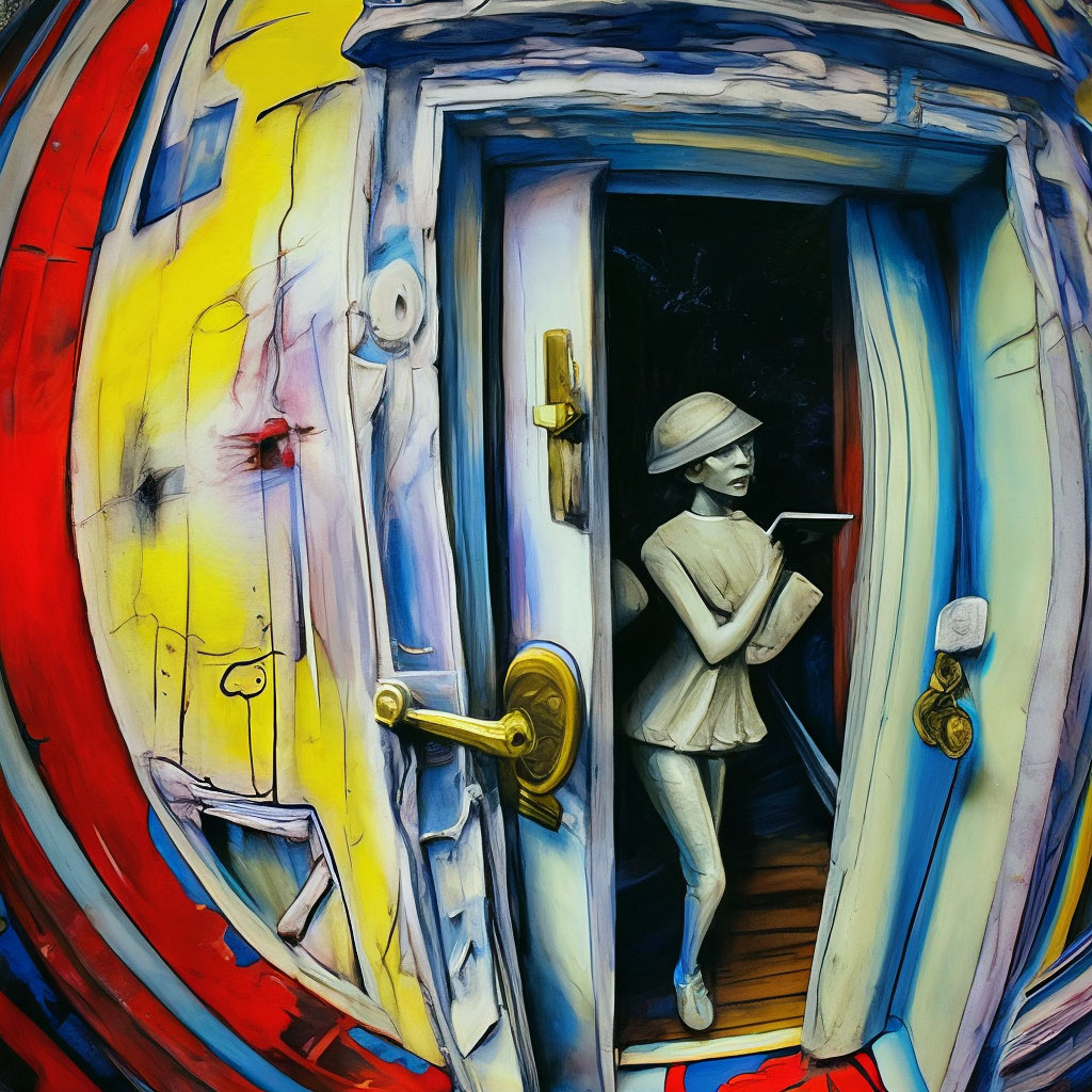 "Who's knocking on MY door decadence.dadaism,plasticine,scratches,depth ...
