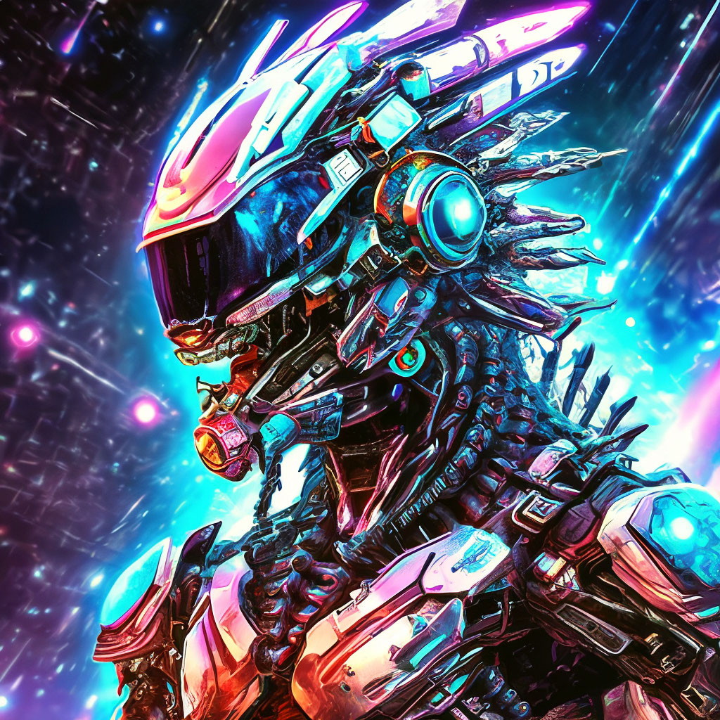 "Ultra crazy super cosmic, mechanical cyborg predator,adrenaline ...