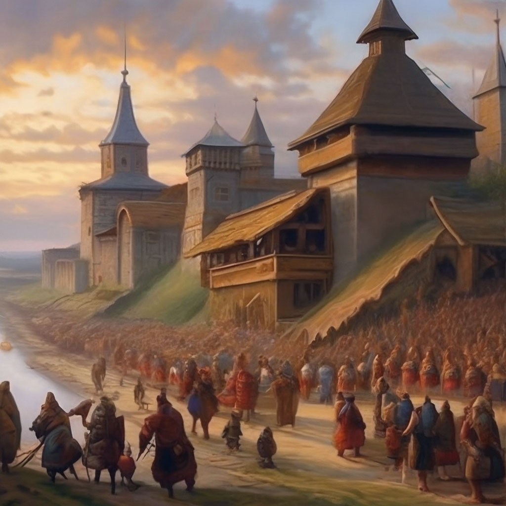"The account of the ancient Rus" — image created in Shedevrum