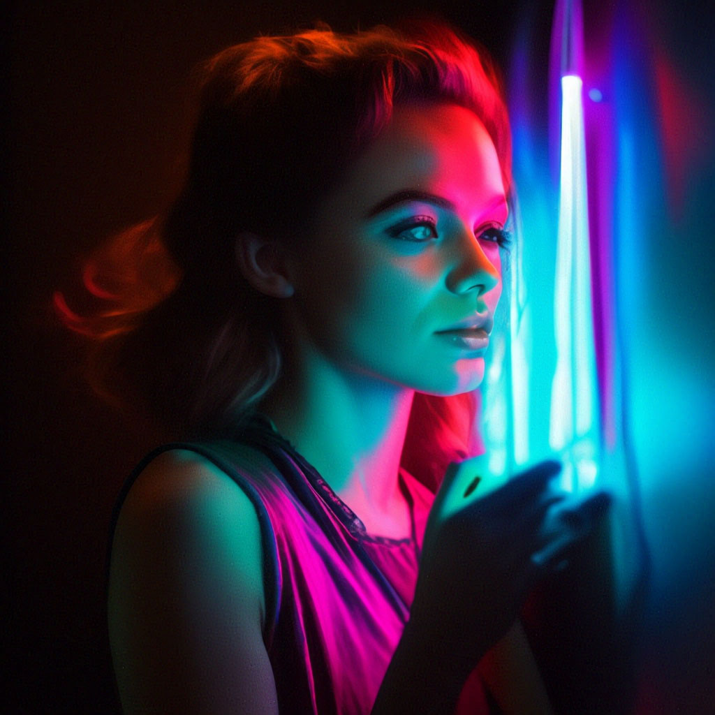 "The gopher girl" — image created in Shedevrum