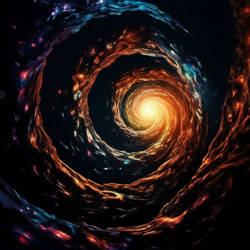 "The cycle of events Genre painting, twisted plot, meeting with the ...