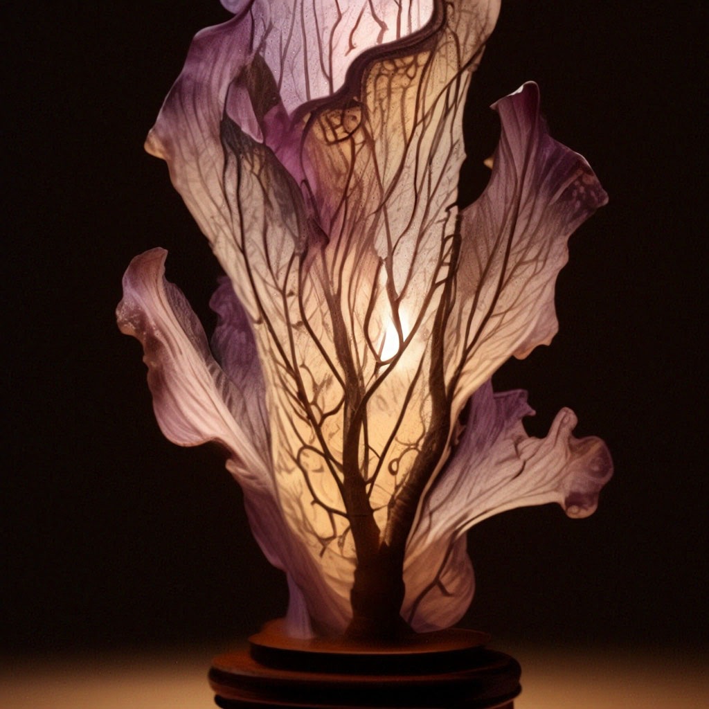 "Sculpture, old linen and purple and umber and white with light, Art ...