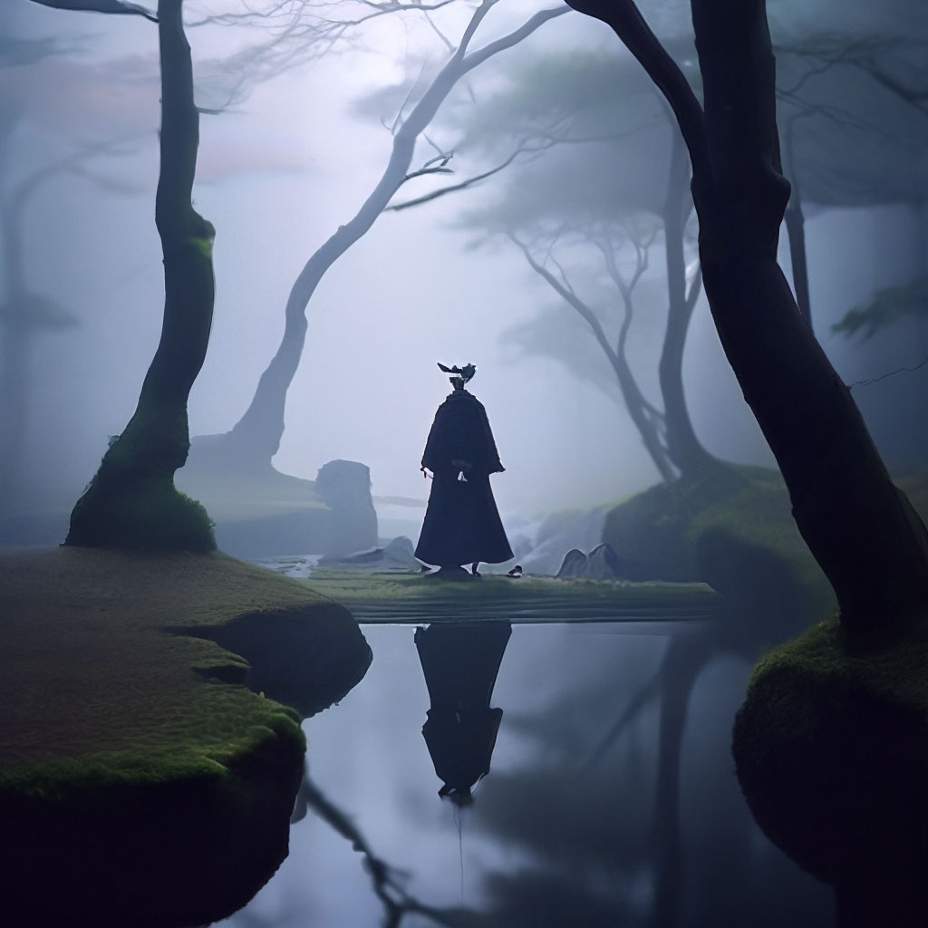 "Stalker in Japan" — image created in Shedevrum