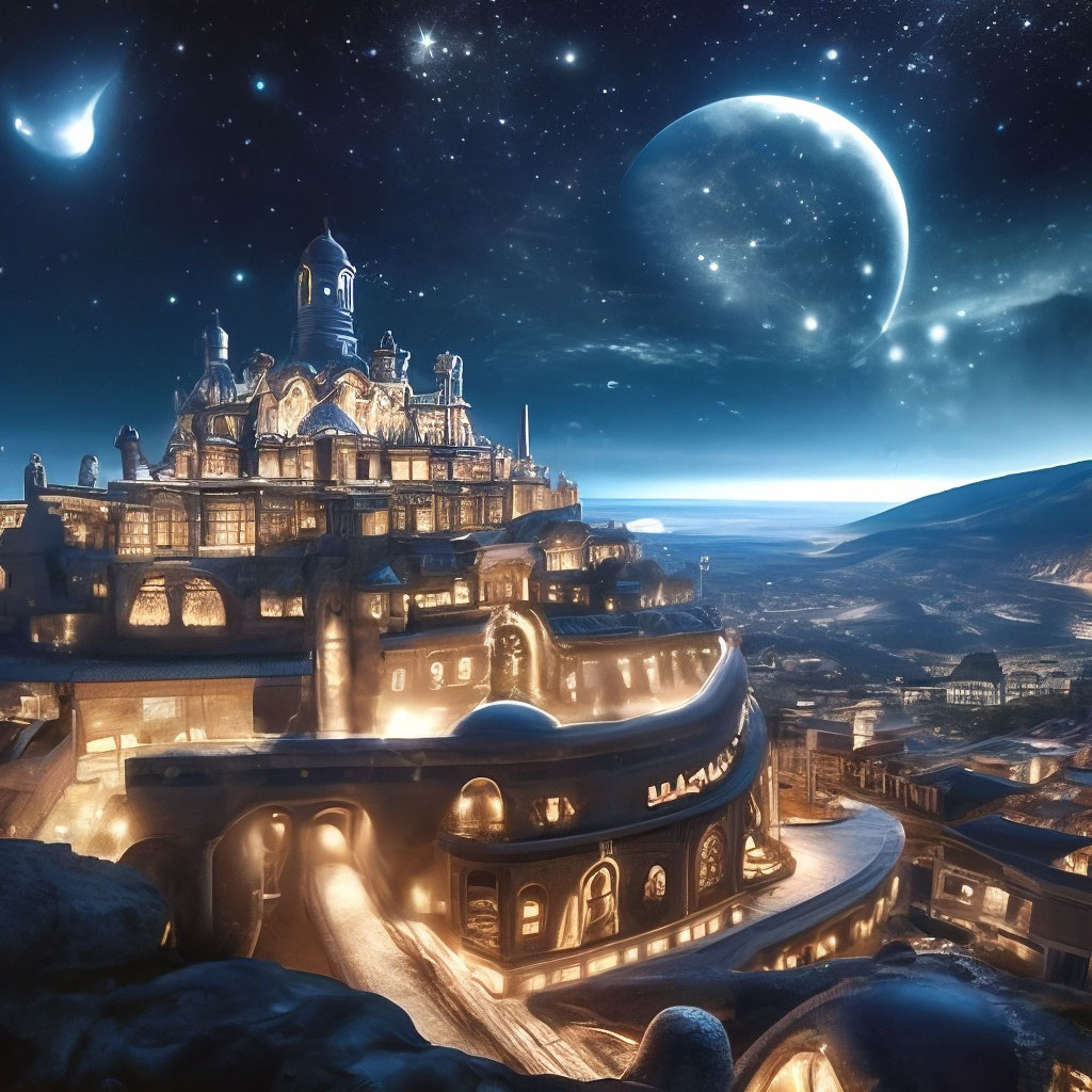 "🤍 Velaris city, Night court, starry night, diamond-shaped details ...