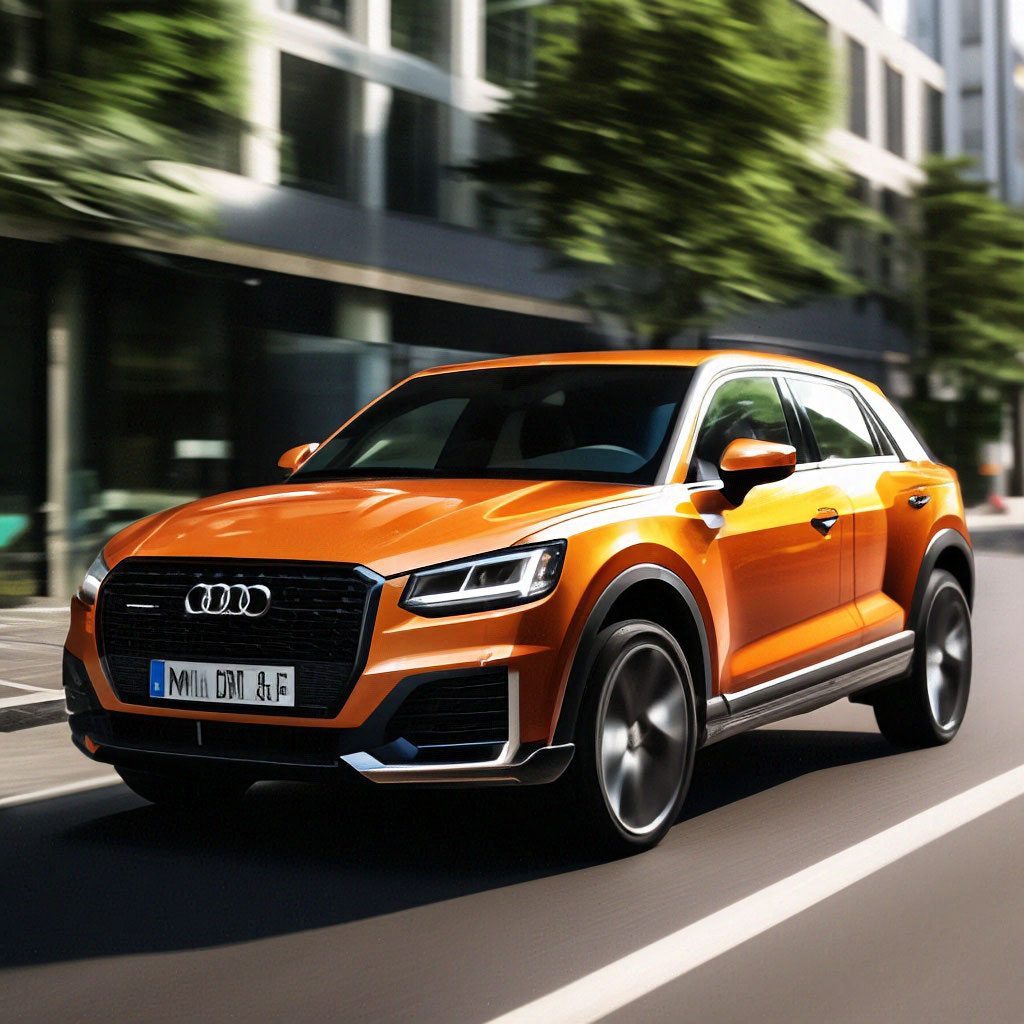 "Audi Q2" — image created in Shedevrum