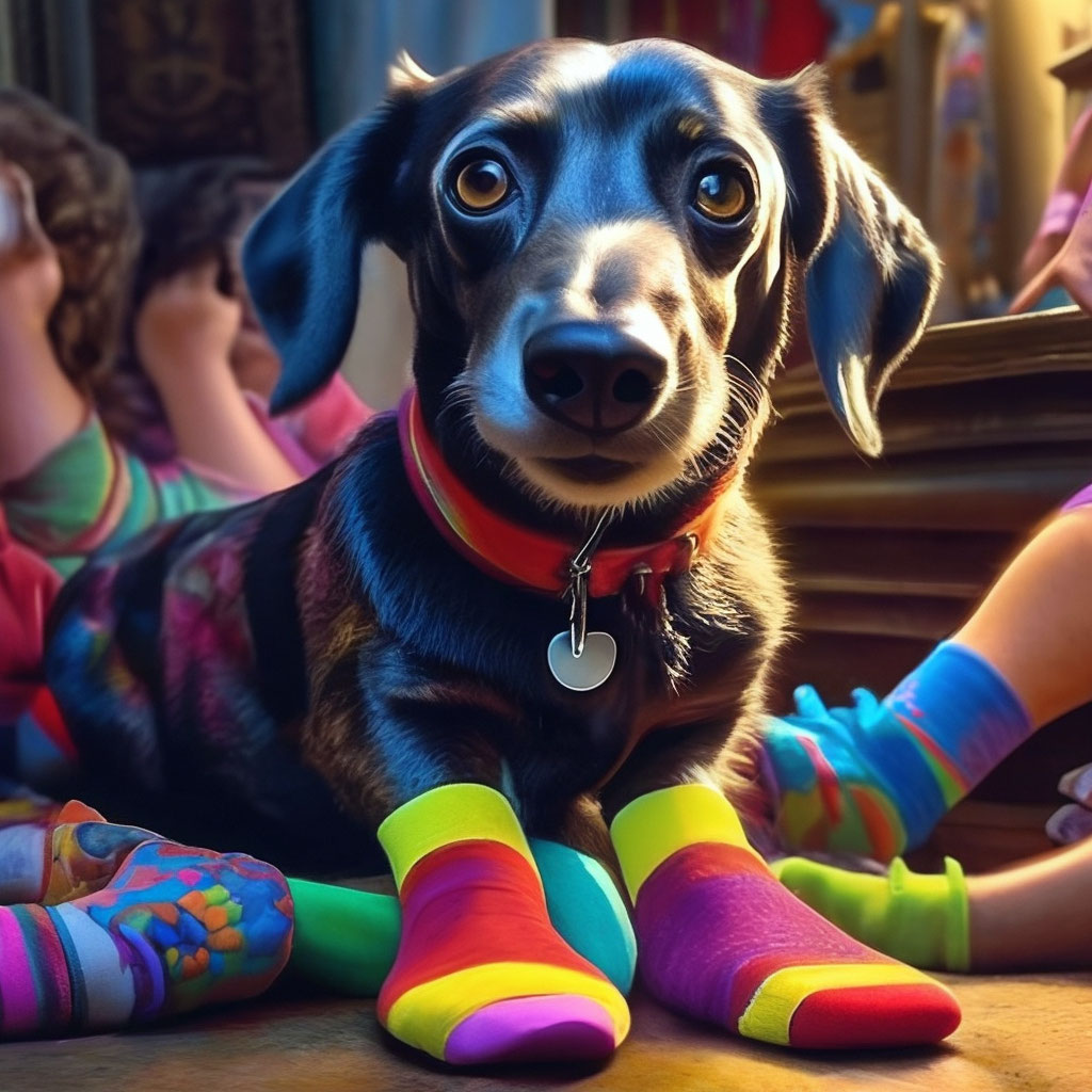 "Kind and funny Dobby, with a huge nose, steals children's colored ...