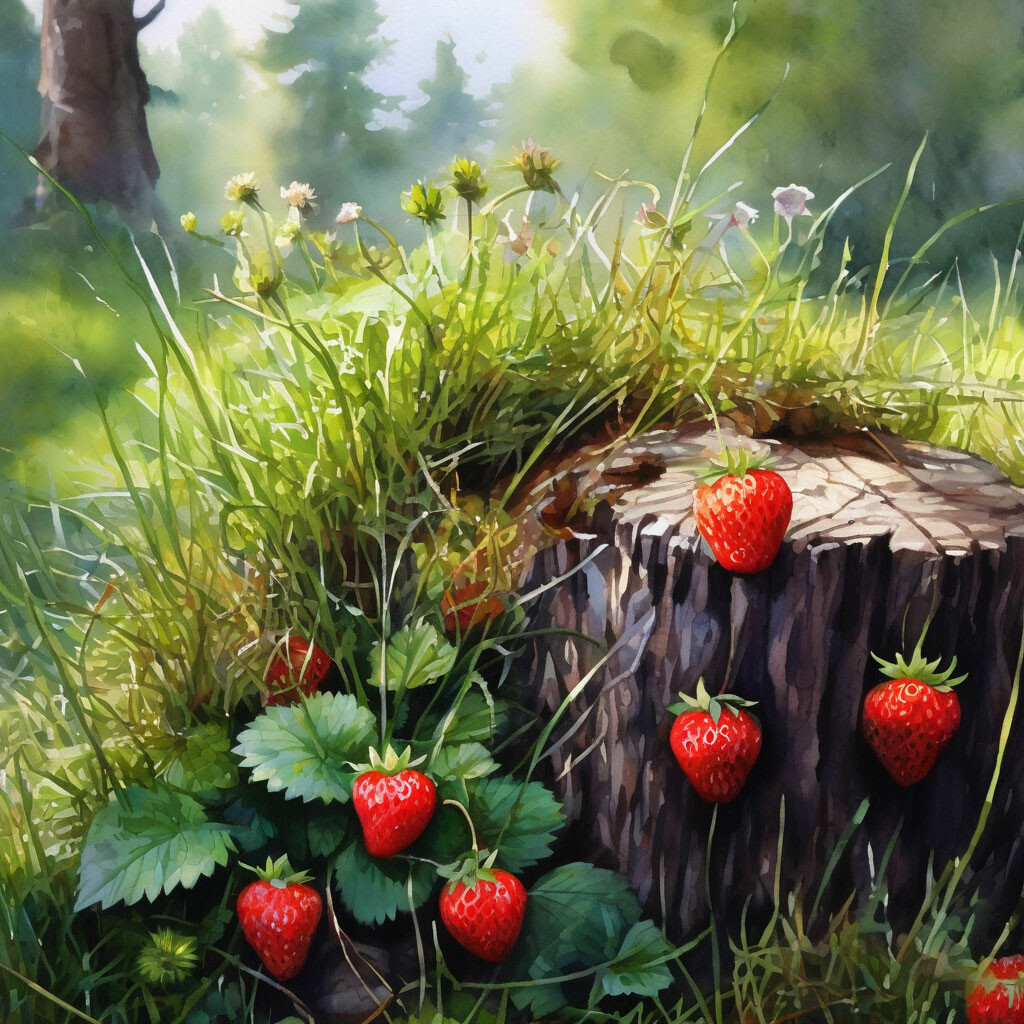 hyperrealistic, English watercolor with ink and colored pencils HDR ...