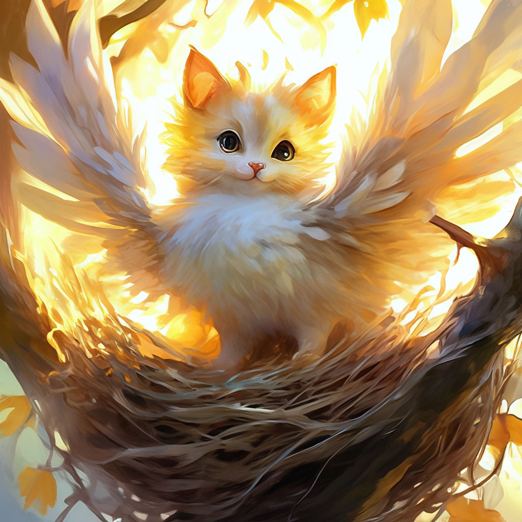 "Transparent watercolor, surrealism, funny, very cute, fluffy, soft ...