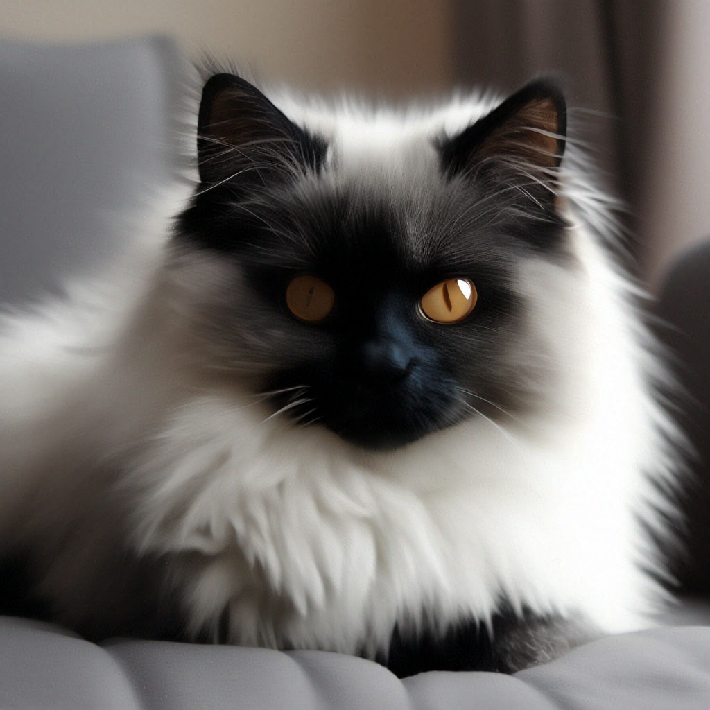 "Murzik cute fluffy fur edge" — image created in Shedevrum