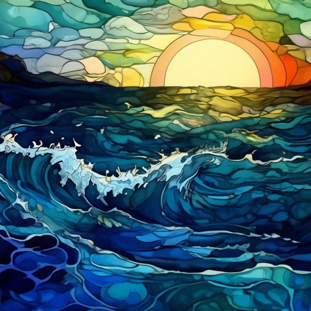 "The sea is going backwards The sea goes to sleep Surrealism ...
