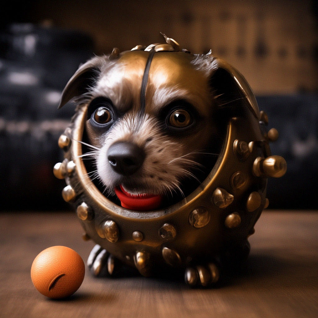 "Meet me! My dog is a balloon😂 Spherical doggie in the shape of a ball ...