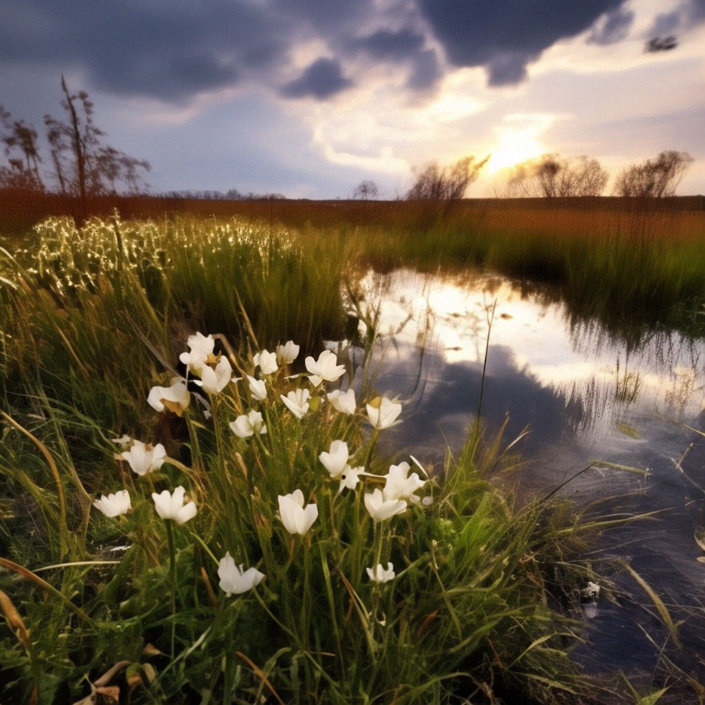 "🪷 swamp, swell, spring, flower, meadow, aesthetically pleasing ...