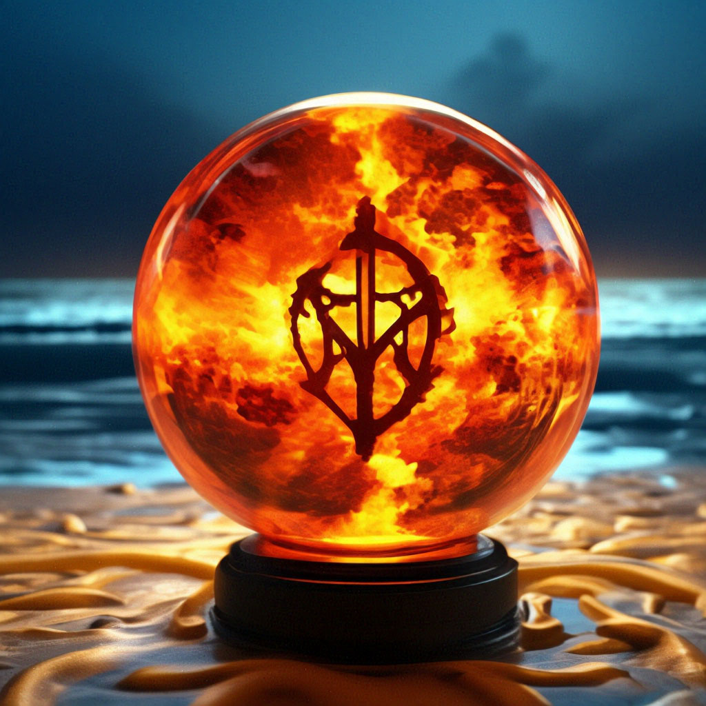 Runes of fire, runes of water, runes of wind, runes of earth, the power ...