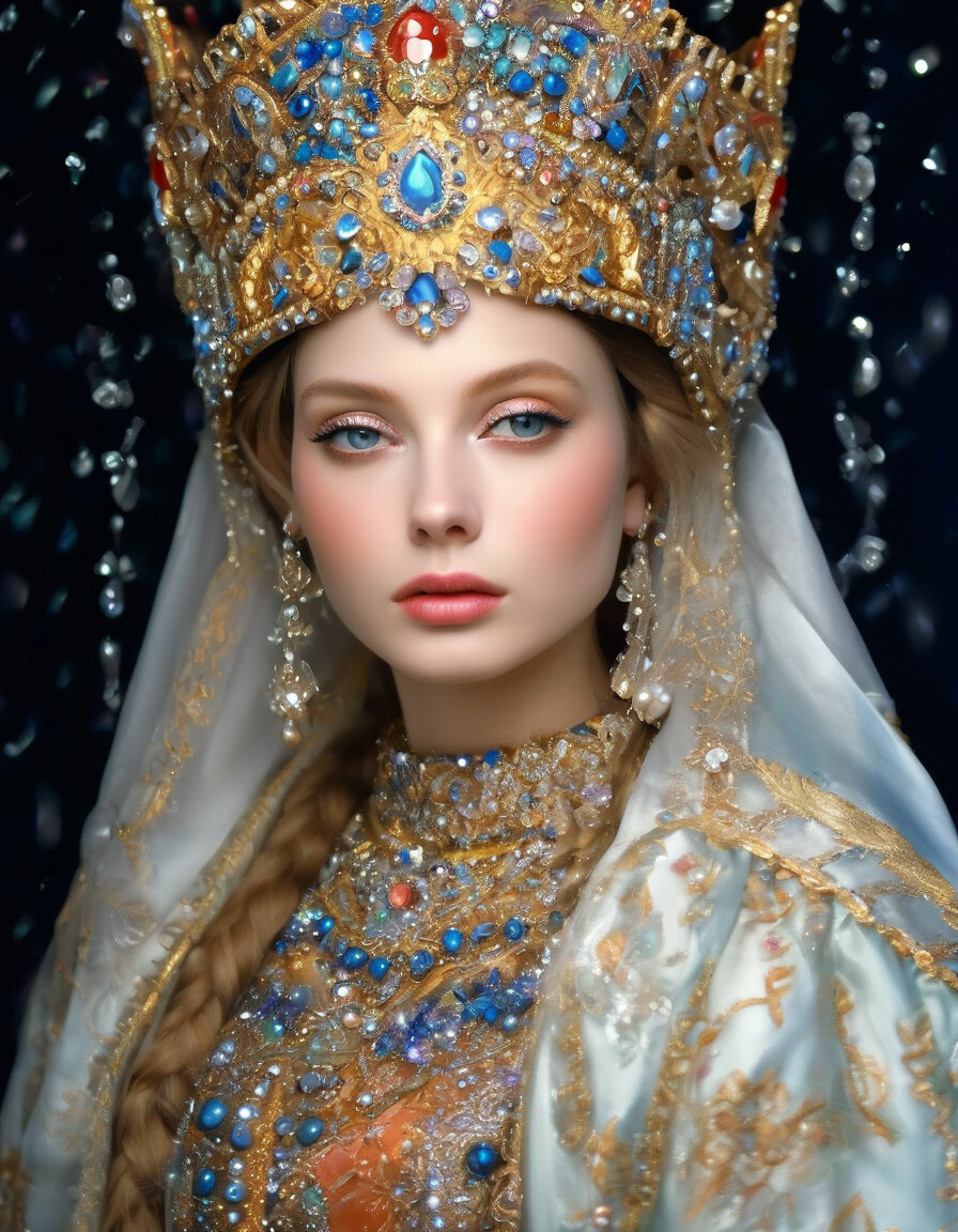 ". Hyperrealism, Russian Russian fairy…" — image created in Shedevrum