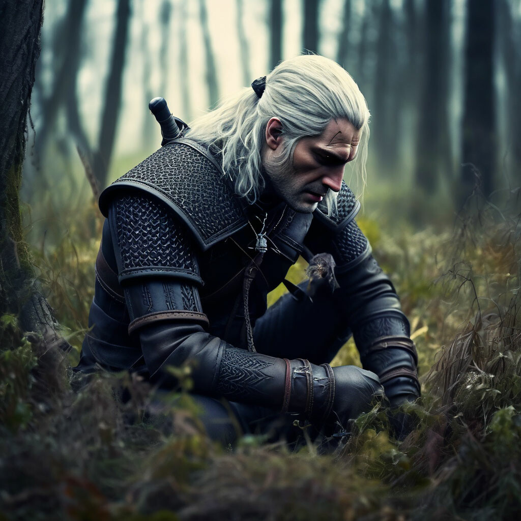 "The witcher Epic poster film cover, …" — image created in Shedevrum