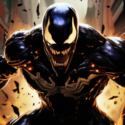 «Dafuq boom, iron man, venom,» — video created in Shedevrum