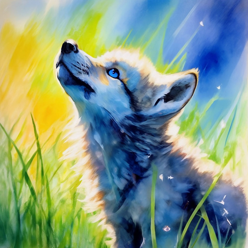 "Good morning, my beloved ©Helen Wolf Diamond watercolor, drawing ...