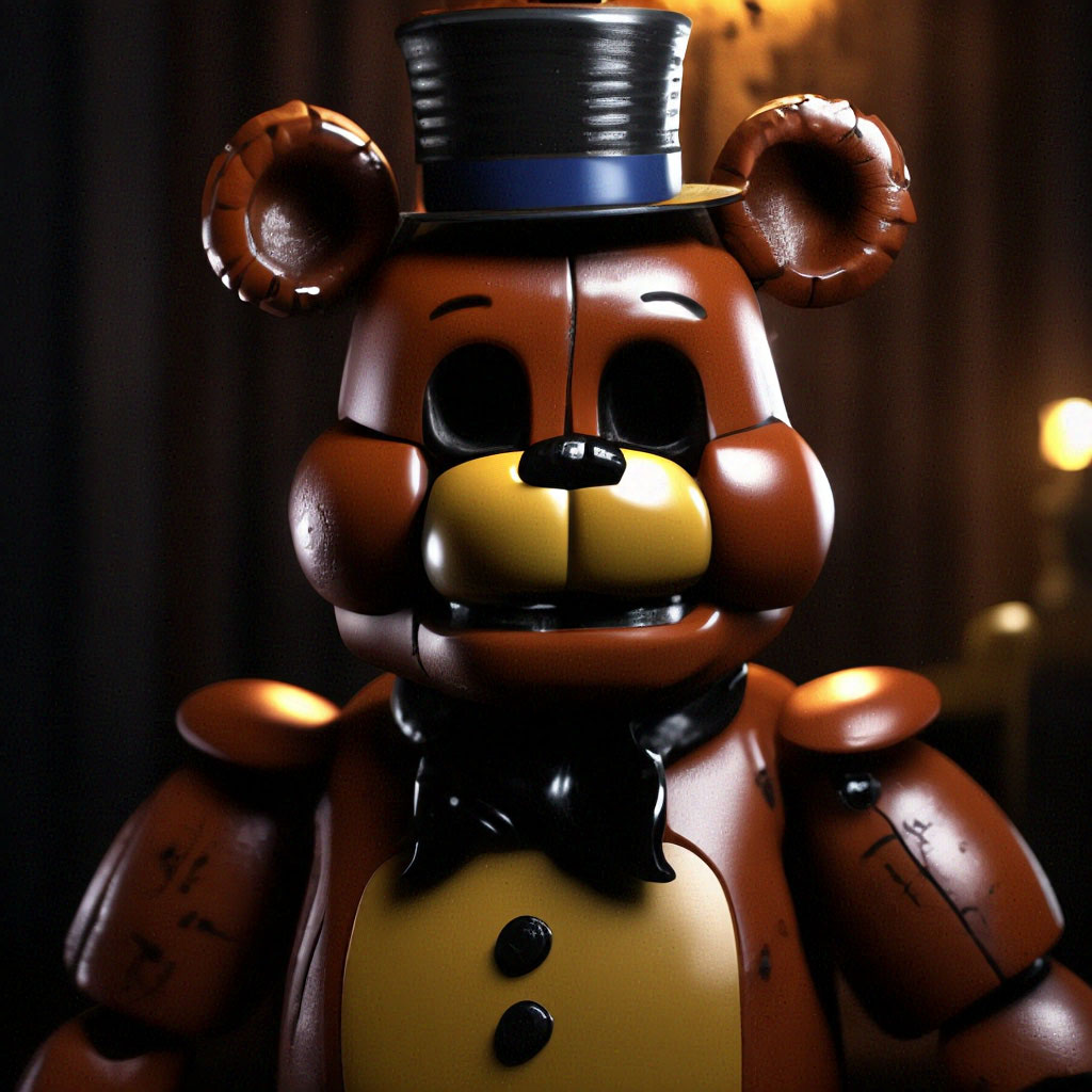 "Freddy bear" — image created in Shedevrum