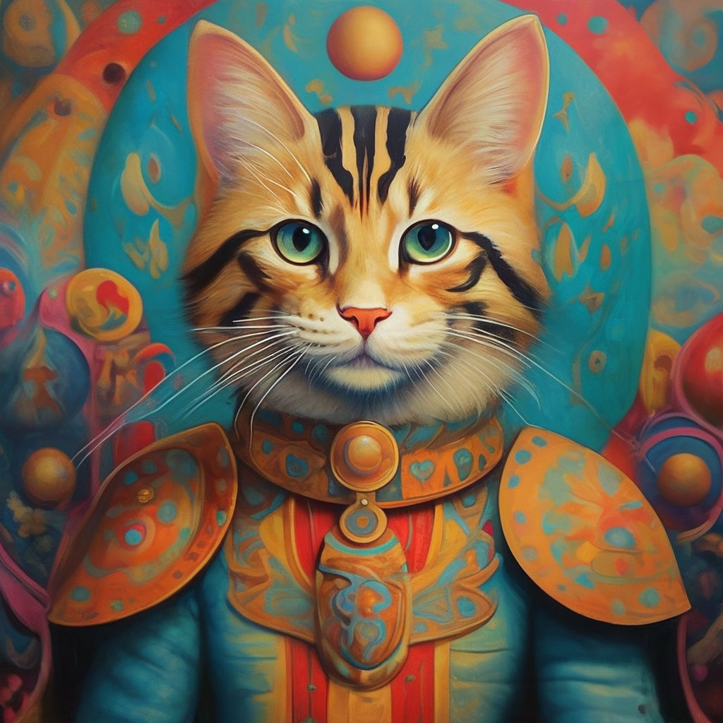 "Murzik the cat" — image created in Shedevrum