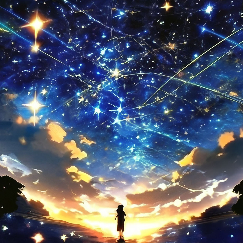 "The stars are clear, the stars are high! What do you keep in yourself ...