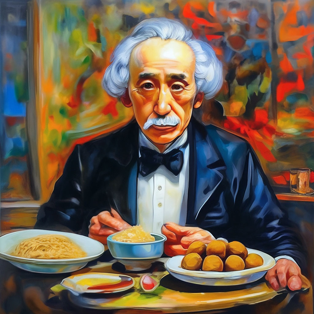 "The portrait of a dumplings as a delicious snack,James Joyce style ...