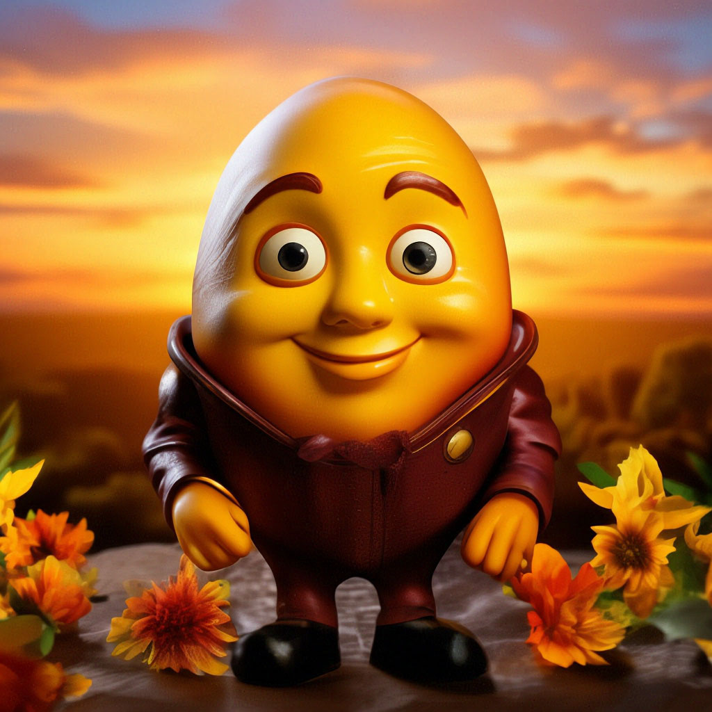 «Masterpiece! The most beautiful mysterious glowing Humpty Dumpty ...