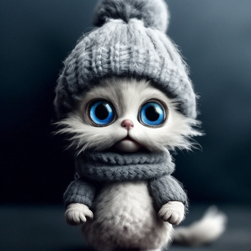 "Foggy gray background, minimalism, …" — image created in Shedevrum