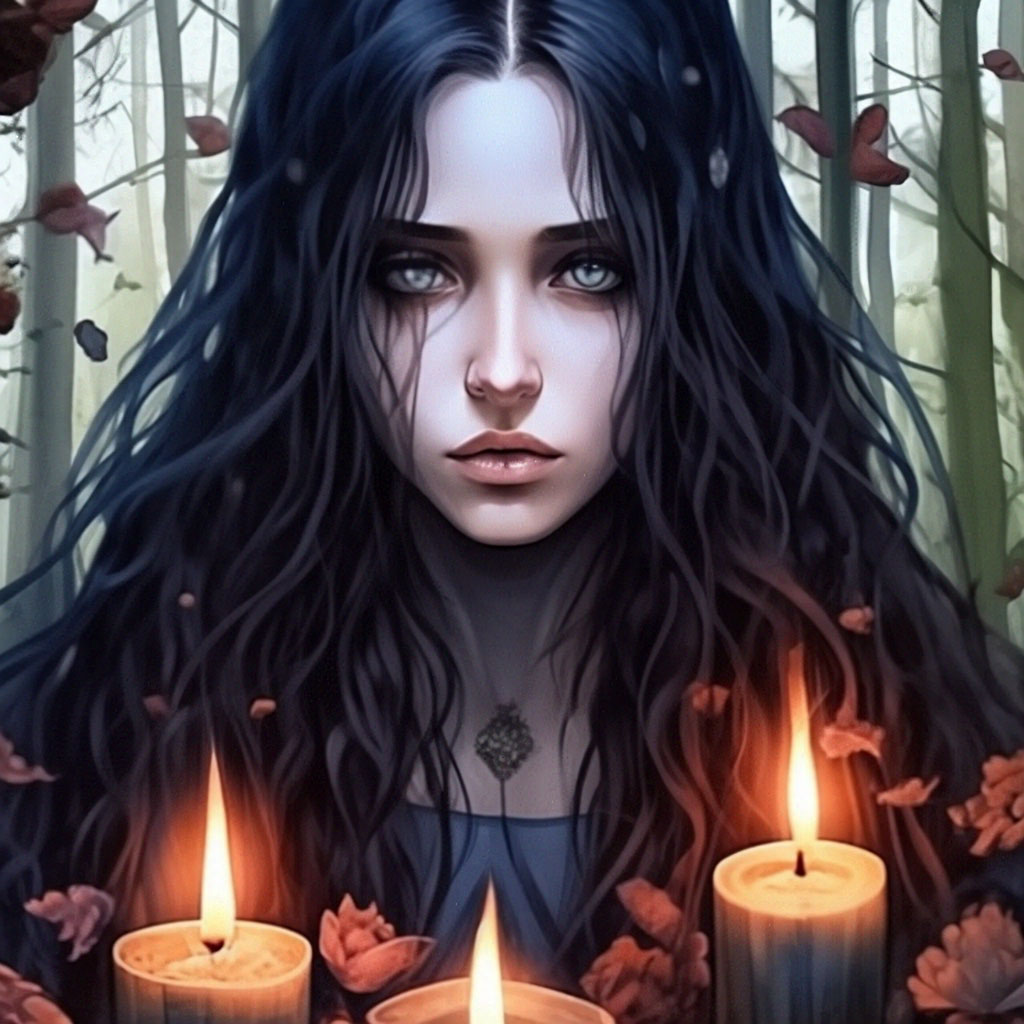"Terrible illustration in the style of Anne Stokes, drawing with ...