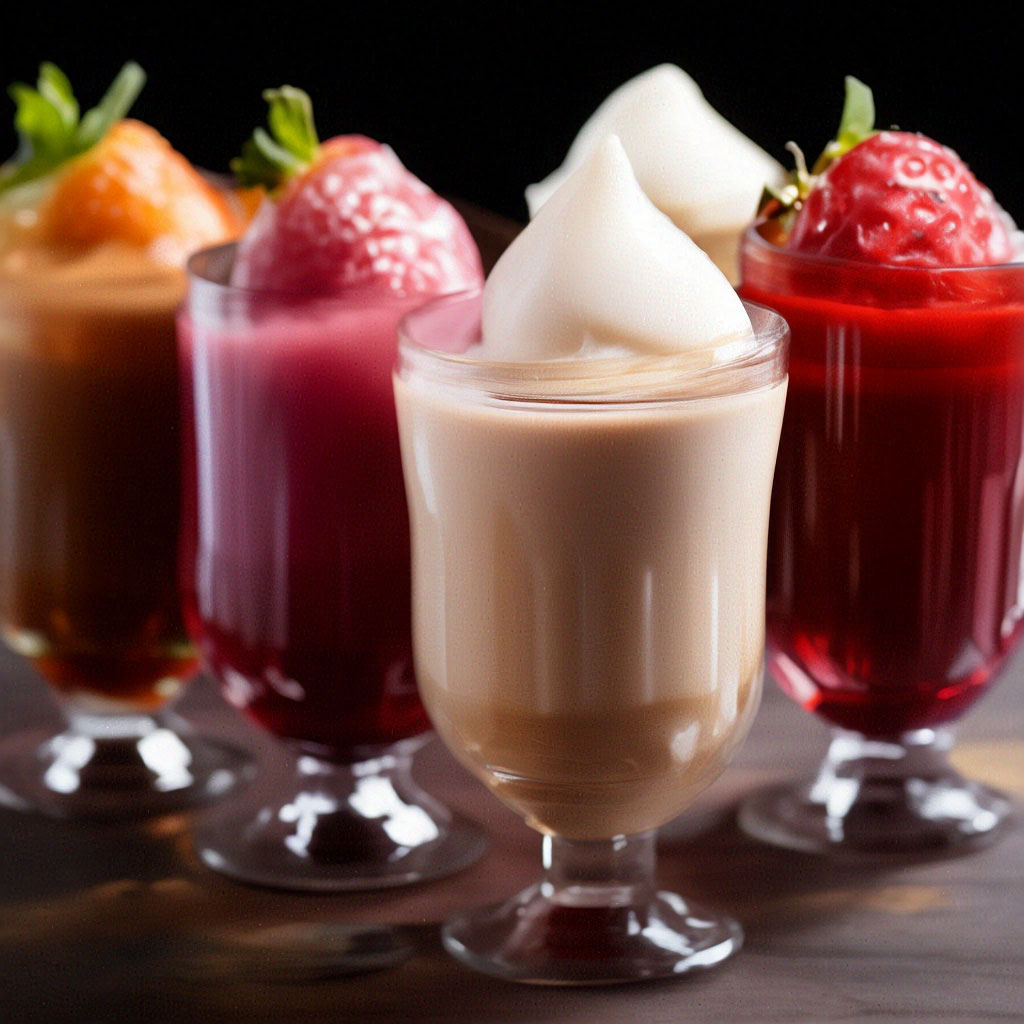 "Triple exposure,3 strawberry cream dessert,marsala,siena,sangria,gold ...