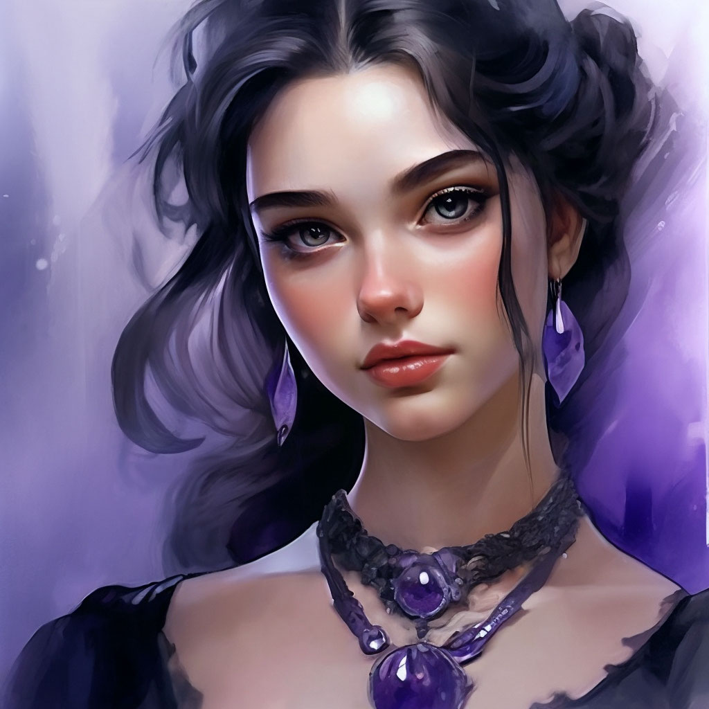 "Girl, oval face with dimples, brunette, black eyebrows, thick ...