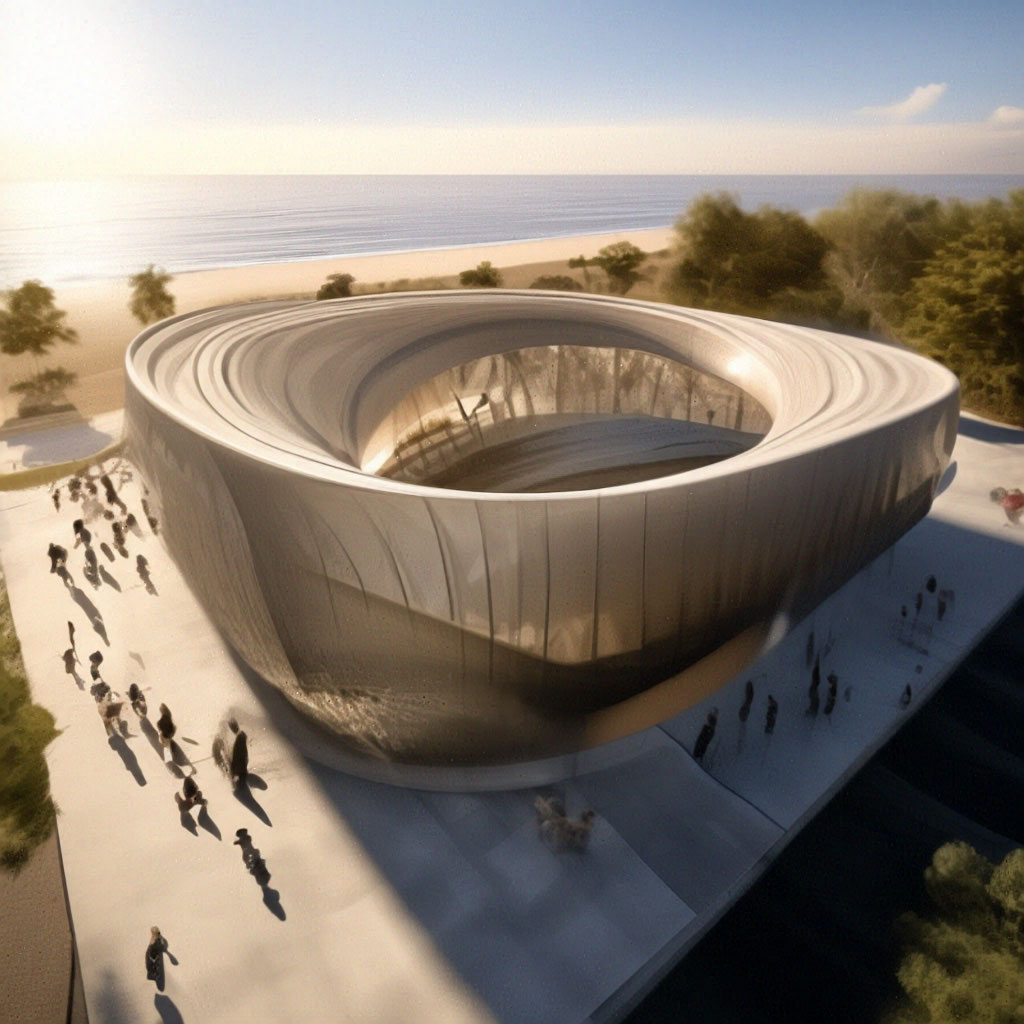 "Morning, top view, gallery of modern art and design, Holst ...