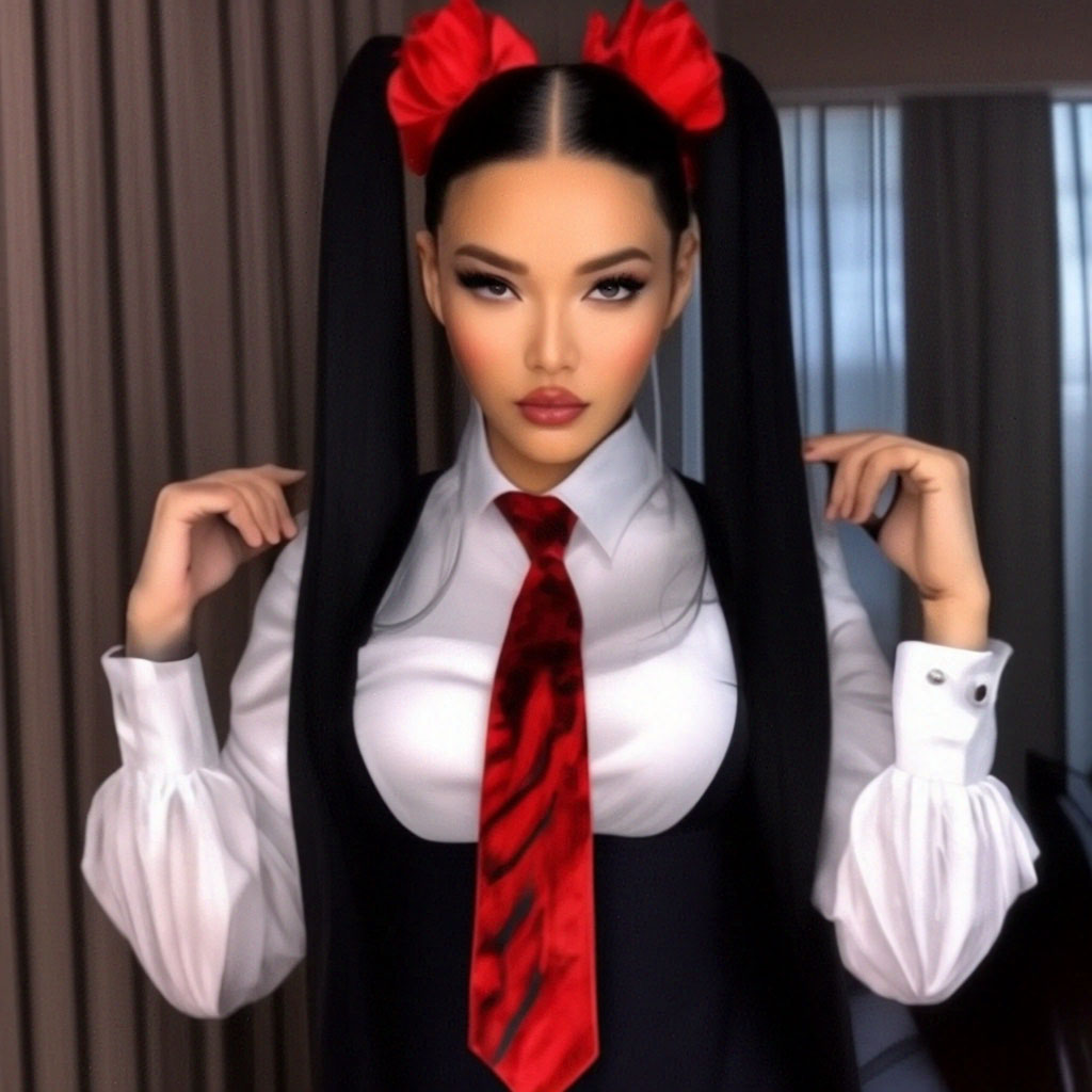 "Bella Poarch,Unreal_beautiful_cool_audacious _ Maytiyn_with_black_two ...