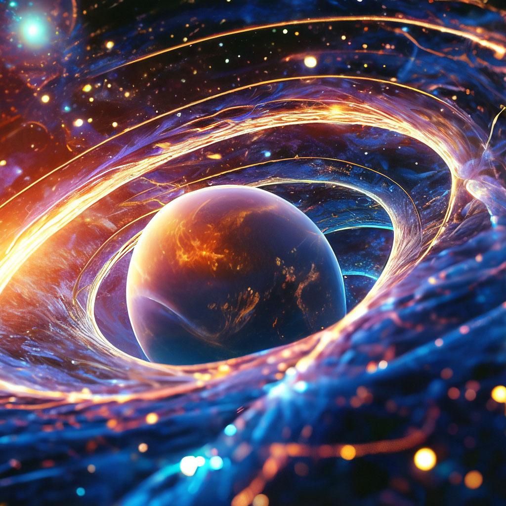 "Onyx view from the upper atmosphere …" — image created in Shedevrum