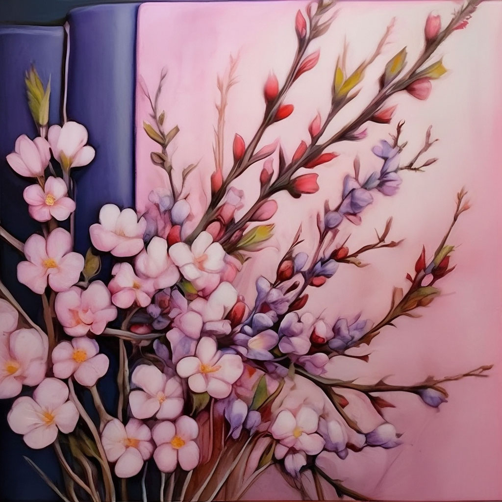 "Happy first day of spring 🌷🌷🌷🌷🌷🌷🌷🌷🌷🌷🌷🌷 fine drawing on canvas" — image ...
