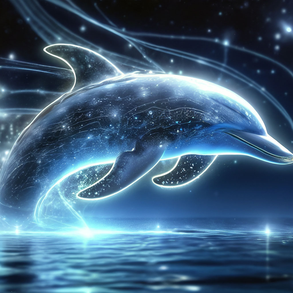 "Mirrored sea, starry night with mysterious light, moon, intricate ...