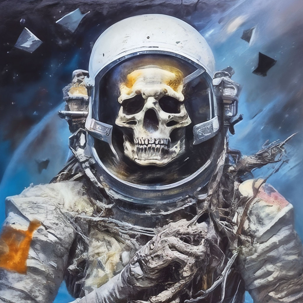 "Yes! You are, my love, the astronaut Crashing in the name of science ...