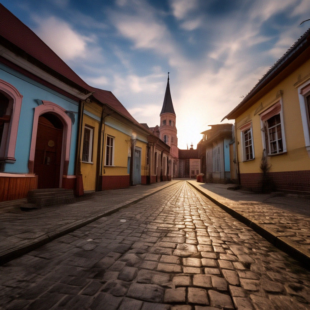 "Galac city(Romania)" — image created in Shedevrum