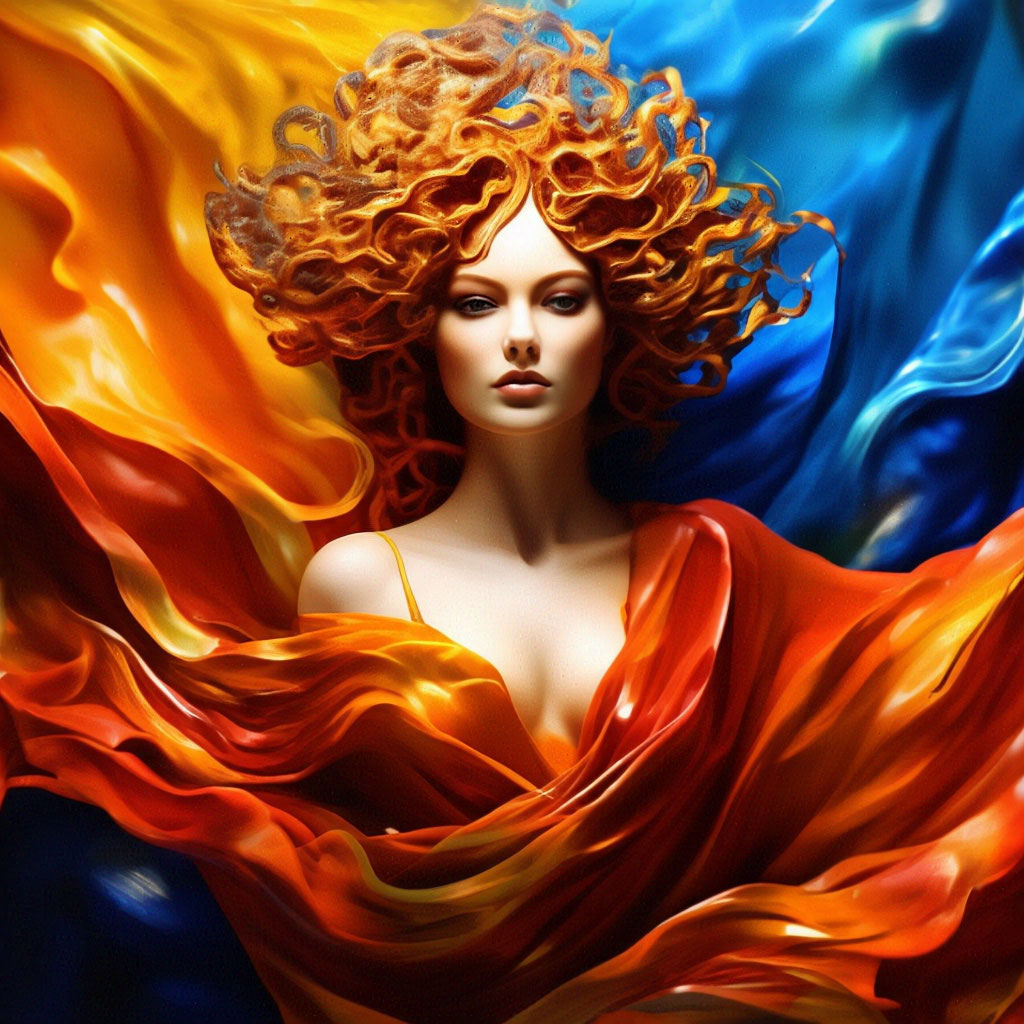 "Gravitational waves;Karol Buck style;Multicolored phantasmagoria, masterpiece;extravaganza ...