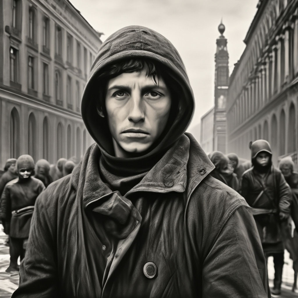 "The unconquered spirit of the inhabitants of Leningrad" — image ...