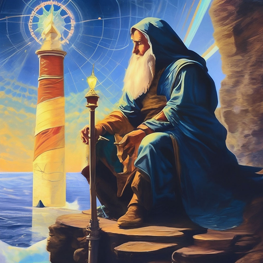 "The Hermit (hermit). Hermit (9) Vertical Wisdom, Soul Searching ...