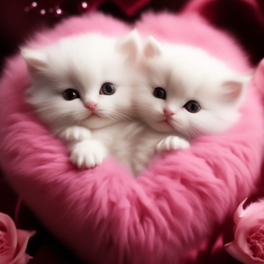 "A gift for Good morning💗 Realistic white cute very fluffy smiling ...