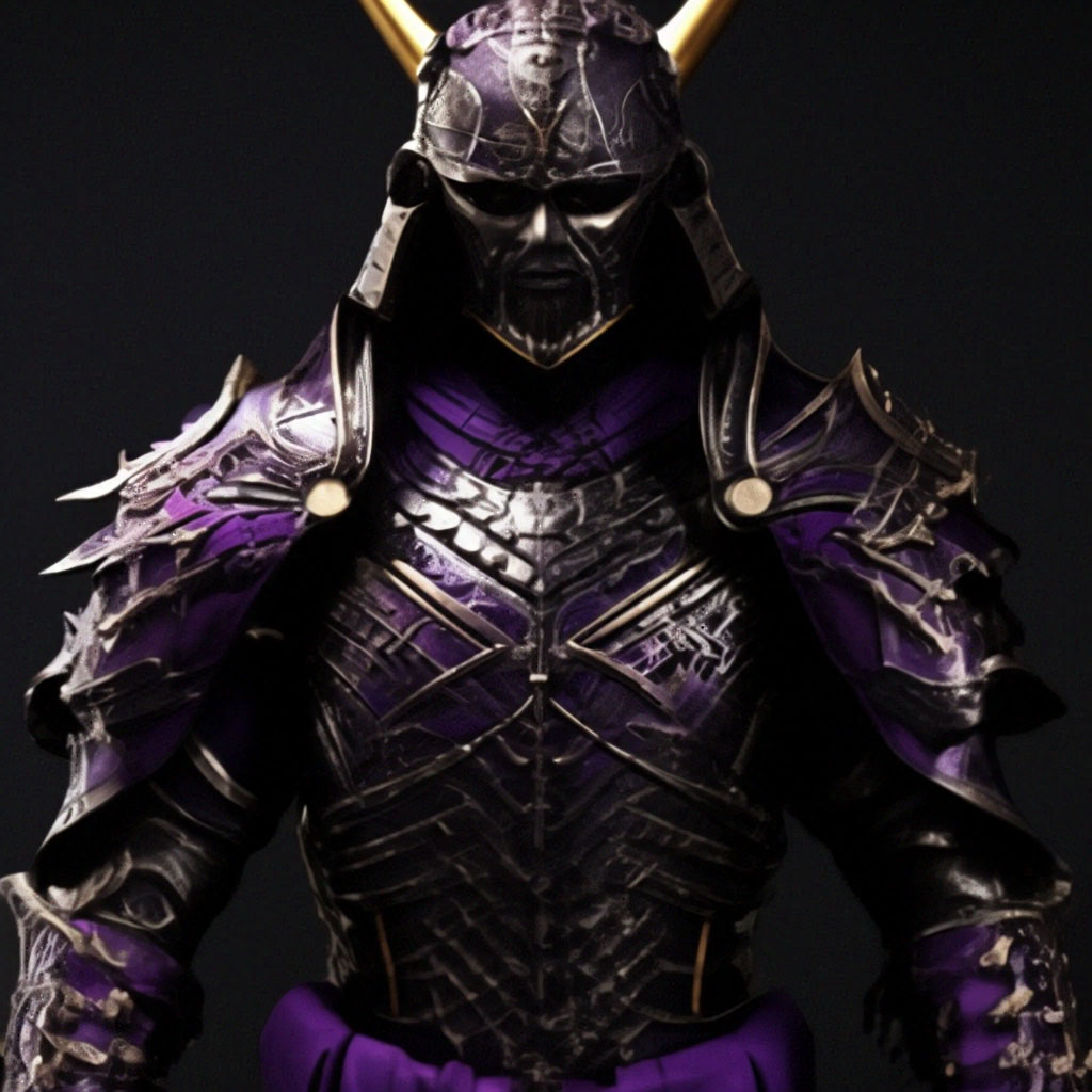 "Japanese armor, titanium metal, made of armor, geometric ...