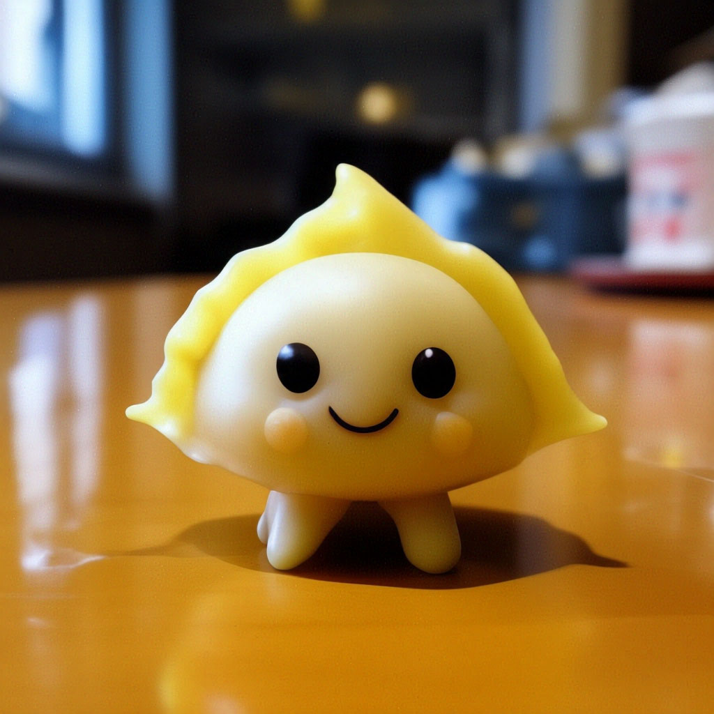 "Here he is - a real dumpling" — image created in Shedevrum